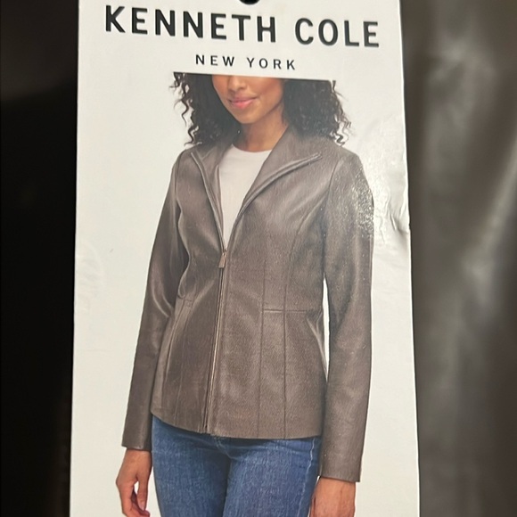 Kenneth Cole | Jackets & Coats | Nwt Kenneth Cole Faux Leather Coat ...